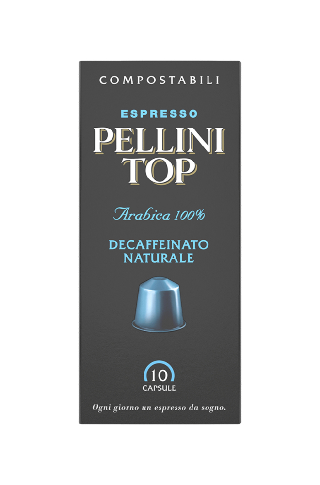 Espresso Pellini Top Decaffeinato Naturale Nespresso capsule 10τεμ ...