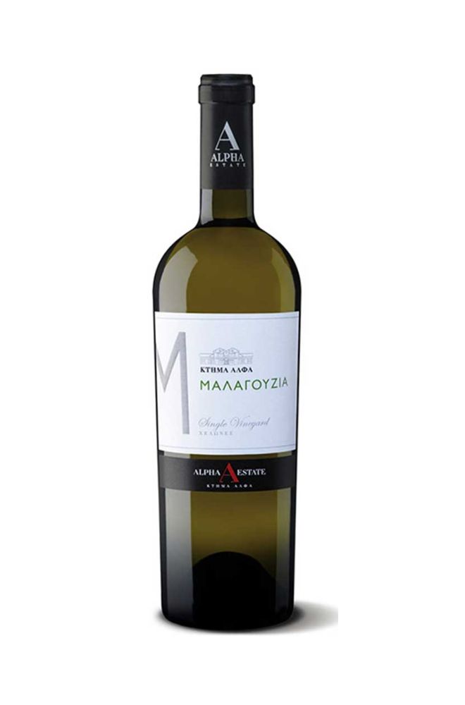 Κτήμα ΑΛΦΑ Μαλαγουζιά | Λευκό ξηρό κρασί 750ml | The Distiller